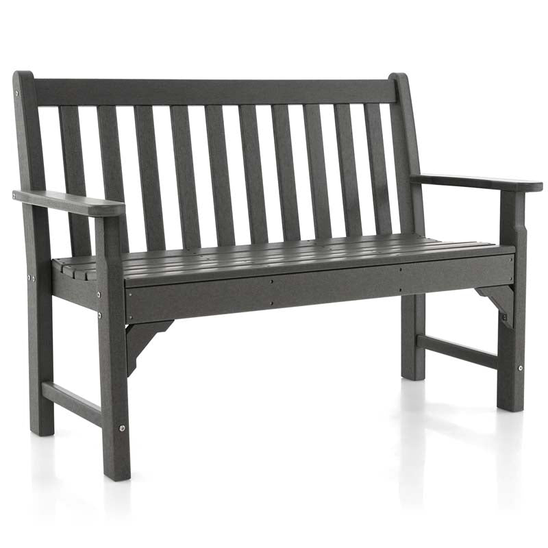 50 Inch All-Weather HDPE 2-Person Garden Bench Sale, Price & Reviews ...
