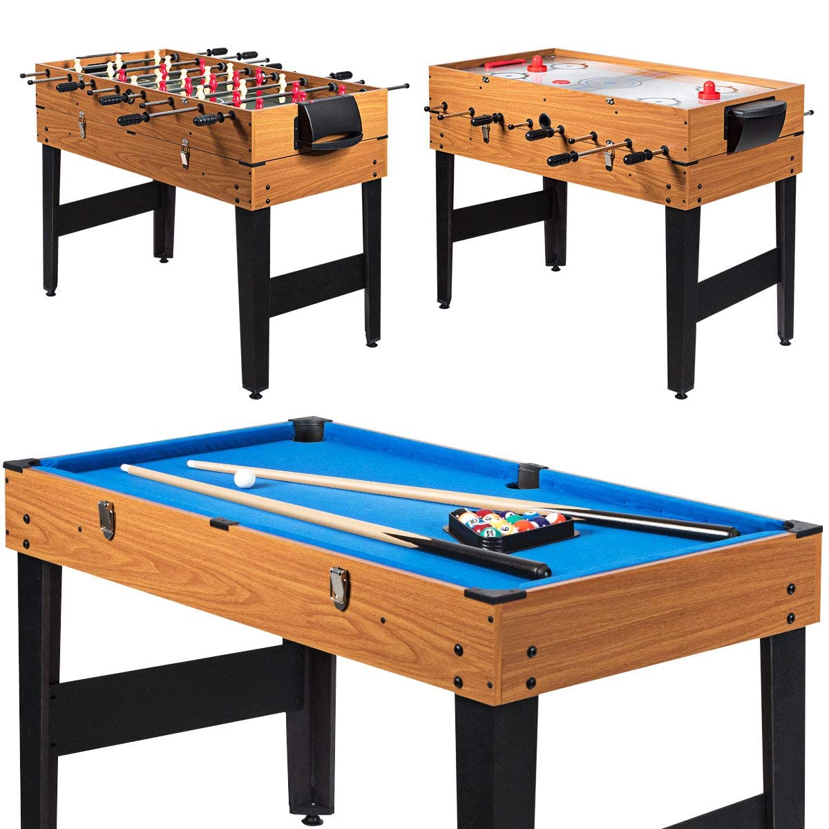 48" 3-in-1 Multi Game Table Set with Foosball Sale, Price & Reviews ...