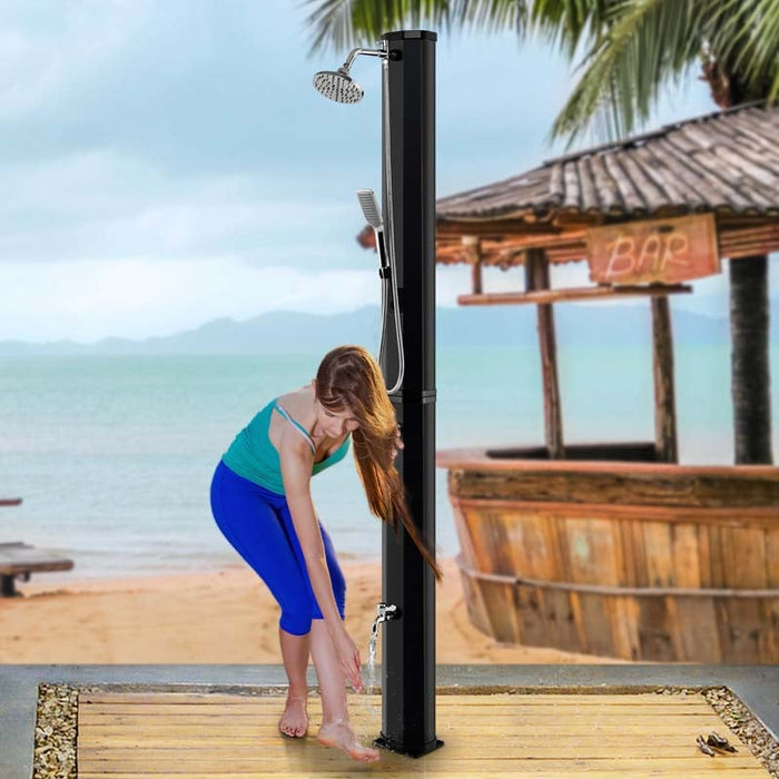 7.2 FT 9.3 Gallon Solar Heated Shower w/Hand Shower Sale, Price ...