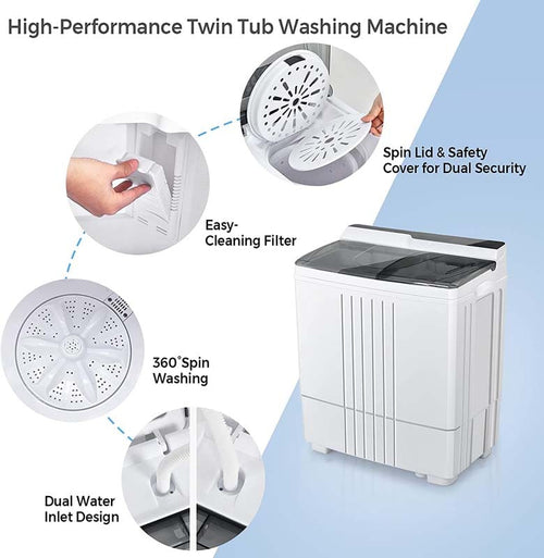 21 lbs Portable Washing Machine Sale, Price & Reviews - Eletriclife